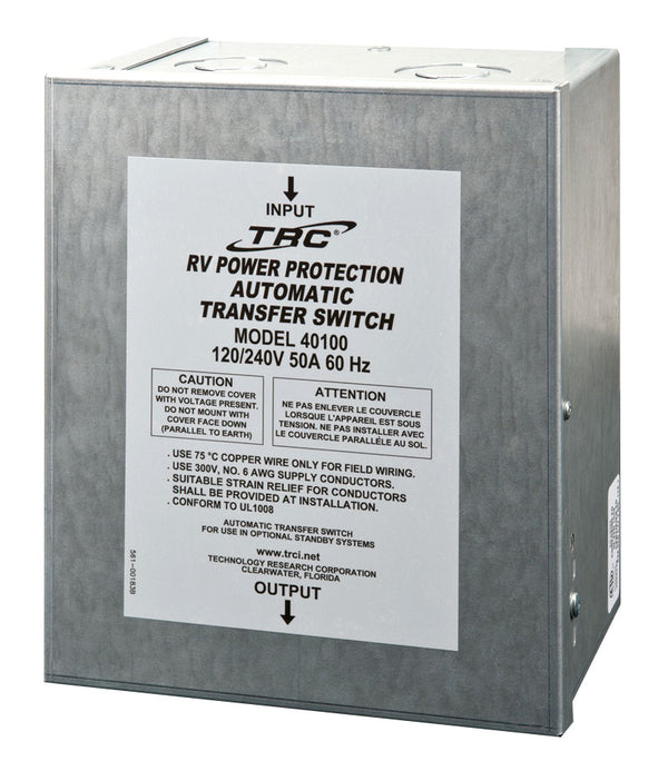 Southwire 40100 Automatic Hardwire Transfer Switch - 50 Amp, 120/240V ...