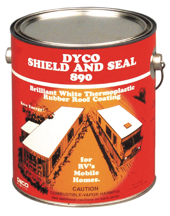 Dyco 890-QT 890 SHIELD & SEAL White - Quart - Hilltop Camper and RV