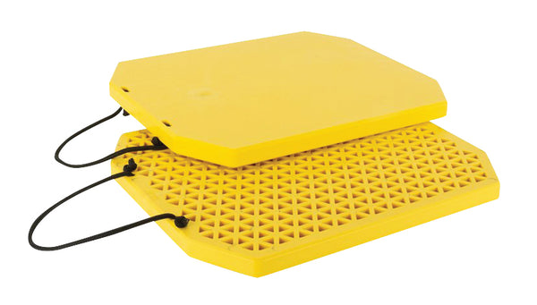 Camco 44545 Heavy-Duty Extra-Large Stabilizer Jack Pads with Handle ...