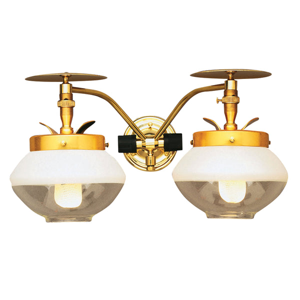 Falks 2703 Indoor Gas Burning Wall Light - Single - Hilltop Camper and RV