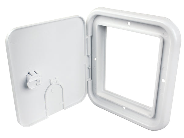 Thetford 94334 Small 30/50 Amp Electric Cable Hatch with Thumb Latch ...