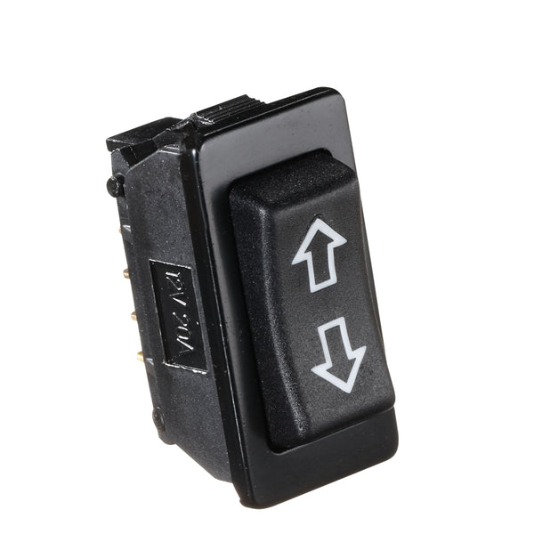 RV Designer S125 DC Rocker Switch With Plate - 40 Amp, Black - Hilltop ...