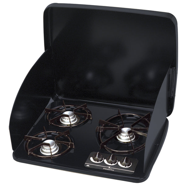 Atwood 56458 Two-Burner Cooktop Cover - Black - Hilltop Camper and RV