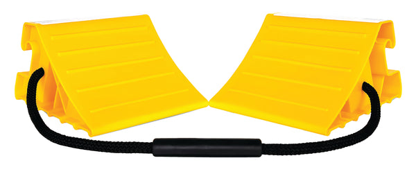 Camco 44478 RV Double Super Wheel Chock with Rope - Pack of 4 - Hilltop ...